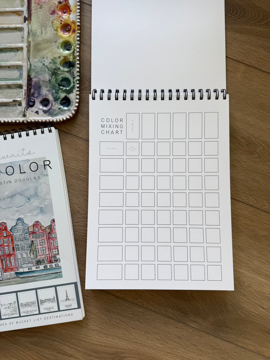 Adventure Awaits Watercolor Workbook – Waypoint Wanders