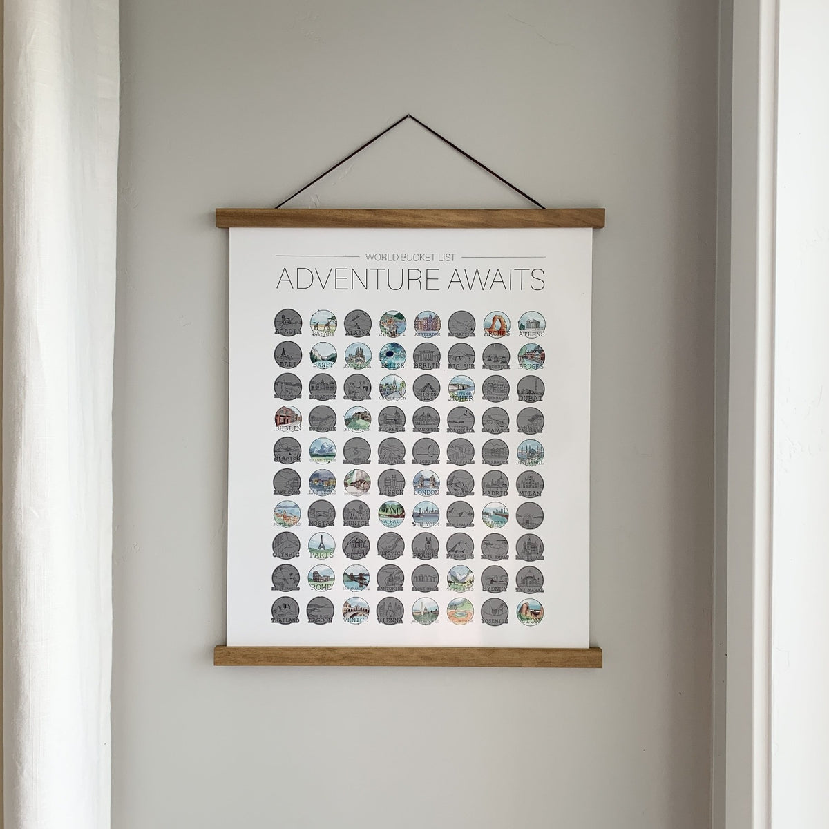 World Bucket List Scratch Off – Waypoint Wanders