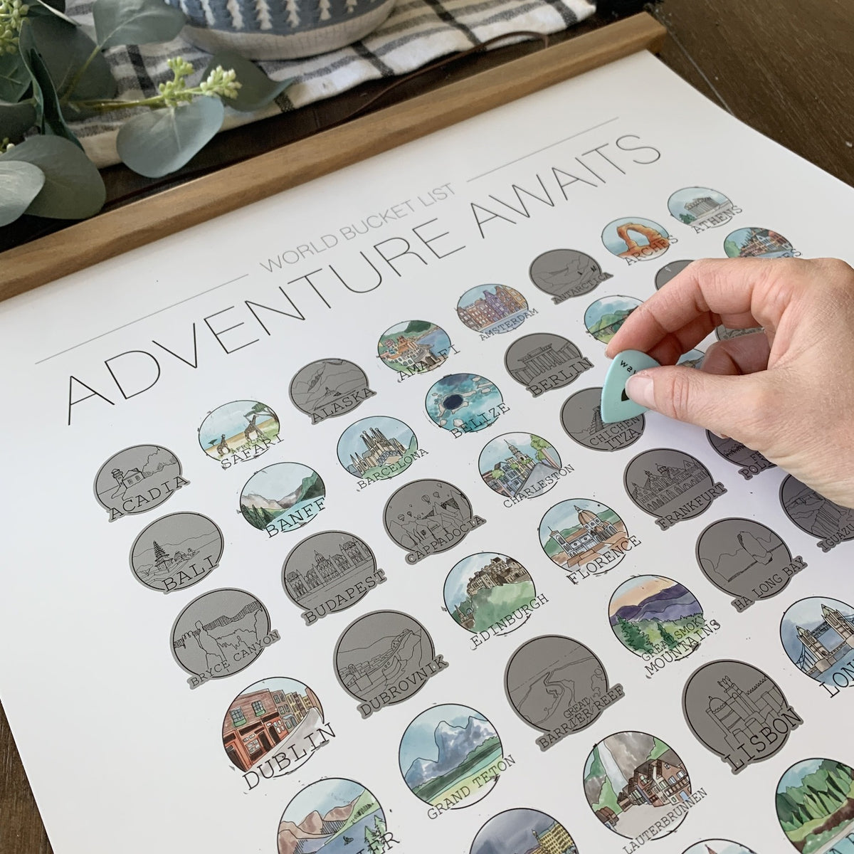 World Bucket List Scratch Off – Waypoint Wanders